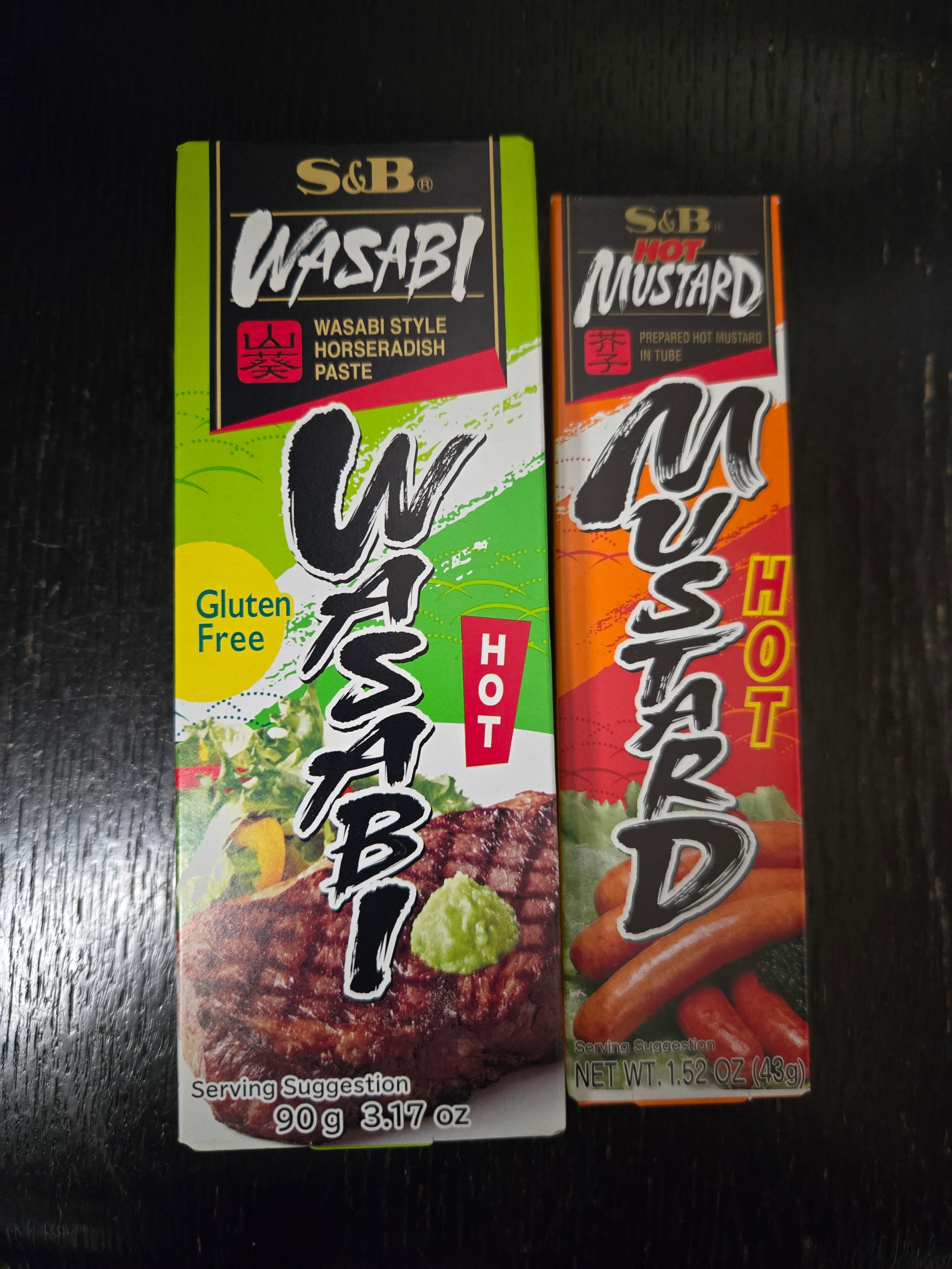 SB Wasabi Tube/Hot Mustard わさび90g /和からし 43g | Ramen Arashi